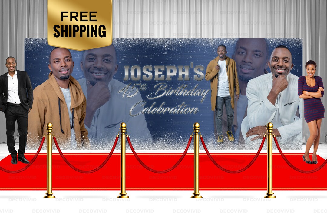 Giant Photo Backdrop, Add Your Photo, Customized Colors, Backdrop ...