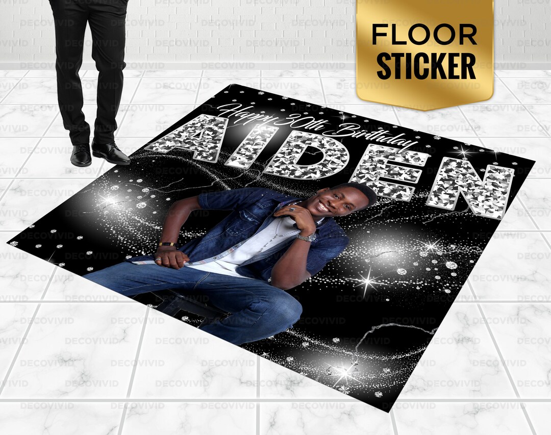 Step an Repeat Floor Decal Sticker, Removable Floor Sticker, Birthday ...