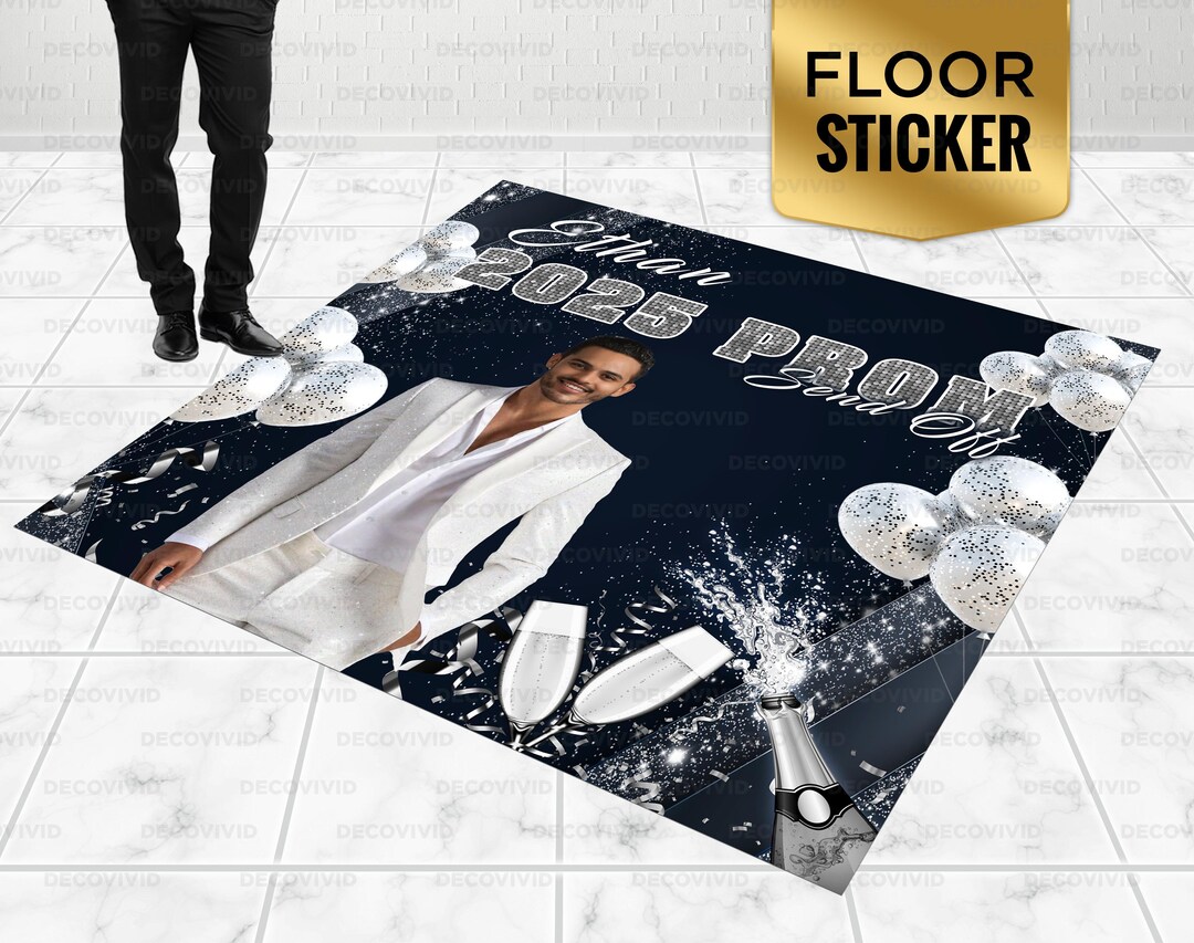 2K25 Prom Floor Decal Sticker, Class of 2025 Sign, Prom Send off Night ...