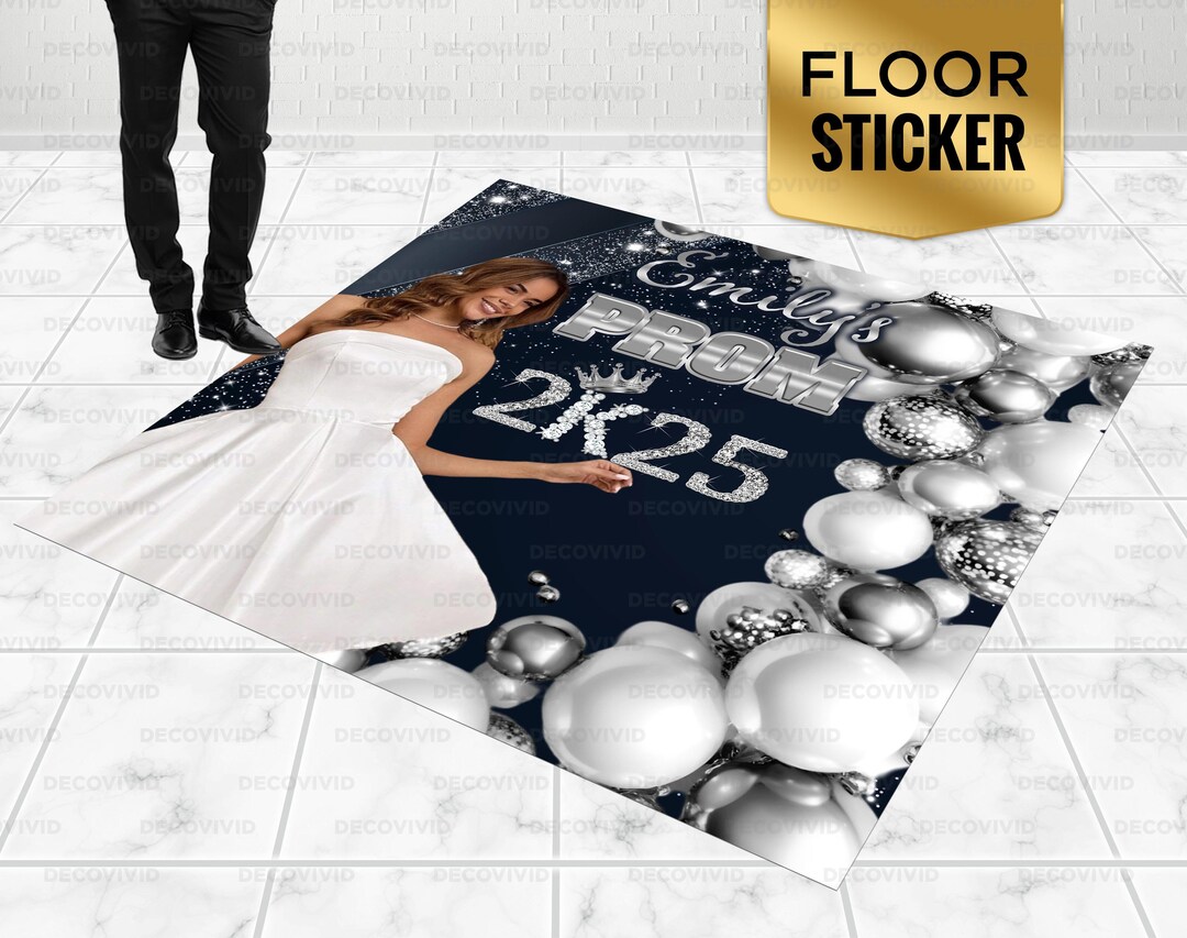 2K25 Prom Floor Decal Sticker, Class of 2025 Sign, Prom Send off Night ...