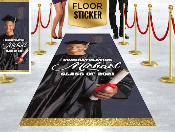 Custom Red Carpet Graduation Runner Personalized Aisle | Etsy