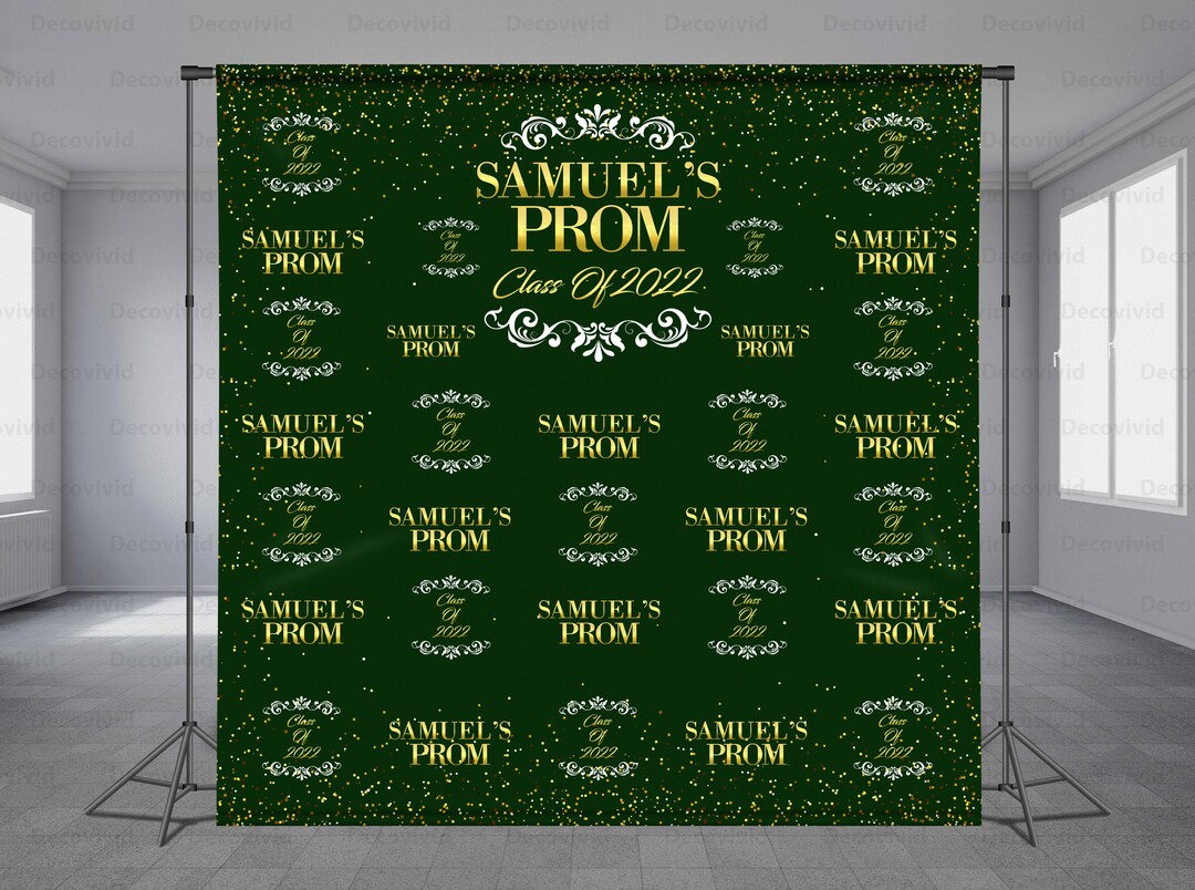 Prom Step and Repeat Backdrop, Add Your Photo, Prom Send Off, Prom 2022 ...