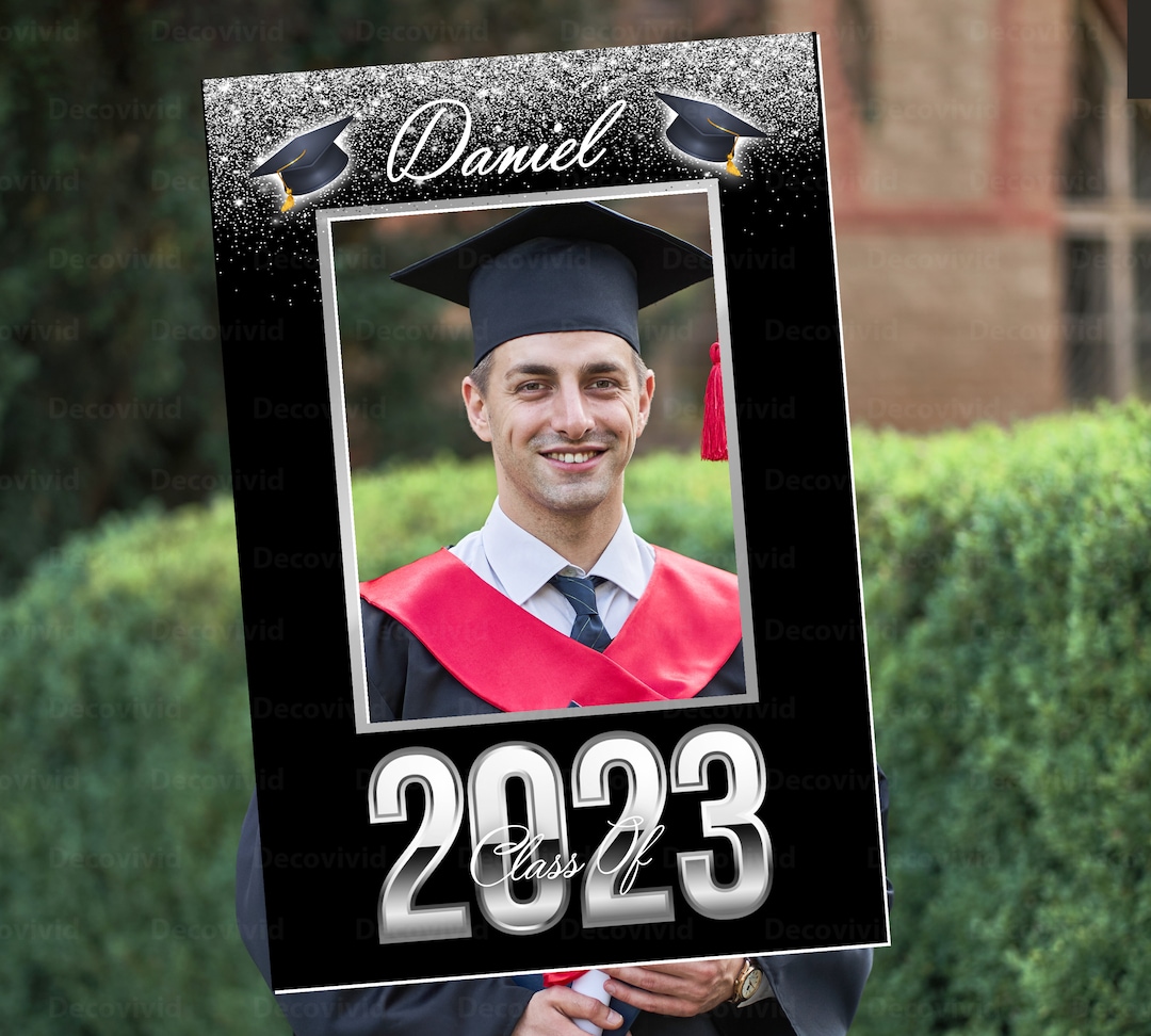 Graduation Photo Prop, Photoshoot Frame, Selfie Props, Grad Party ...