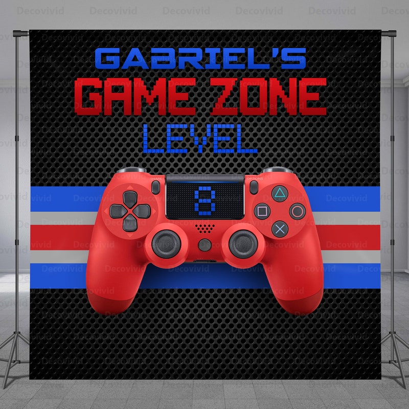 Gamer Backdrop - Etsy