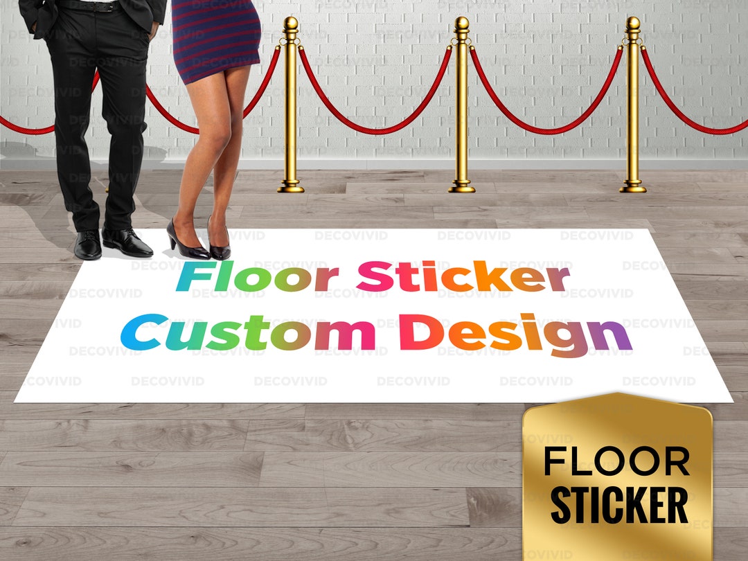 Custom Design Floor Decal Sticker, Floor Adhesive, Floor Graphic, Dance ...