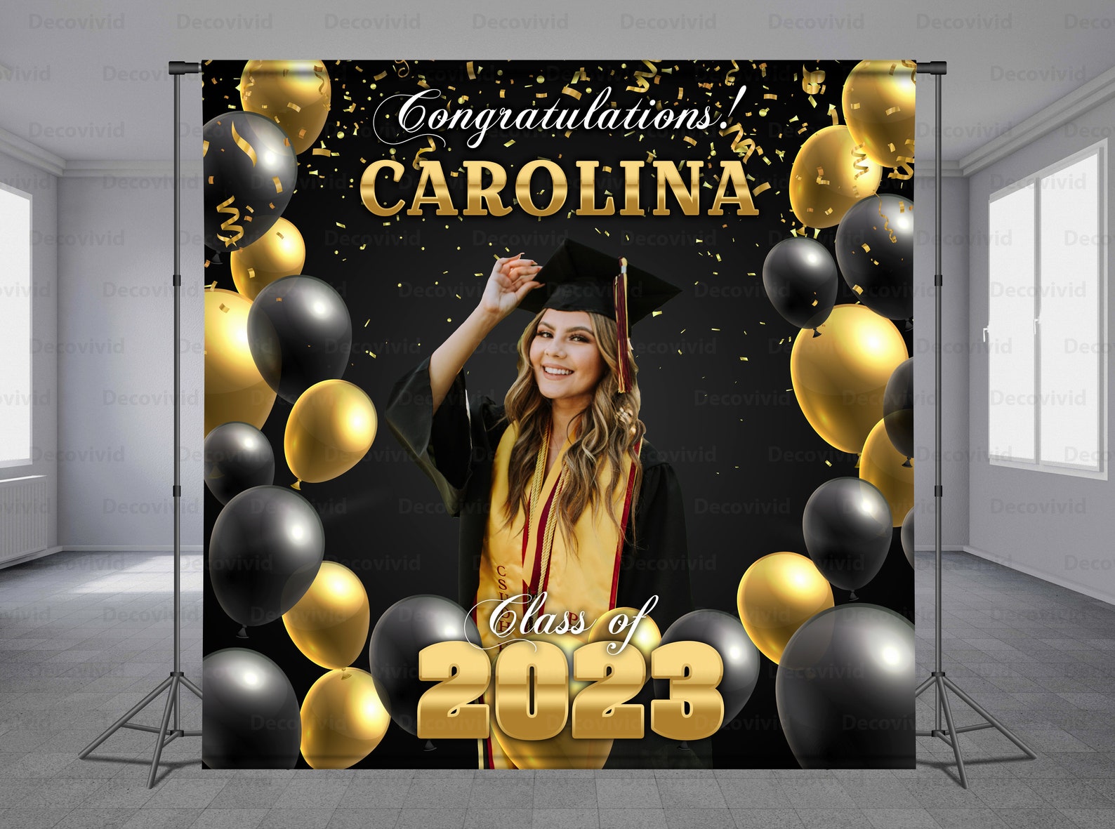 Garland Balloons Graduation Party Backdrop Photo Booth - Etsy