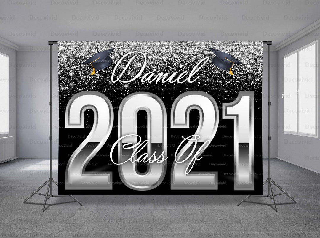 Graduation Backdrop, Sparkle Background, Step and Repeat Grad, Grad ...