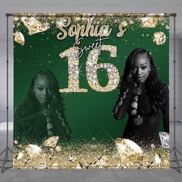 Green and Gold Party Decorations - Etsy