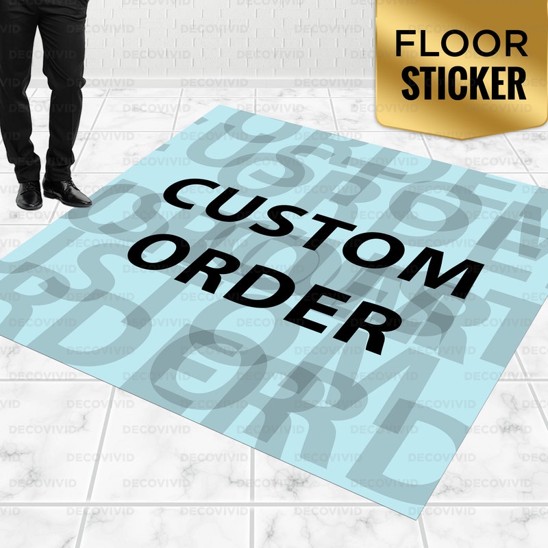 Black Floor Decal Paper - Etsy