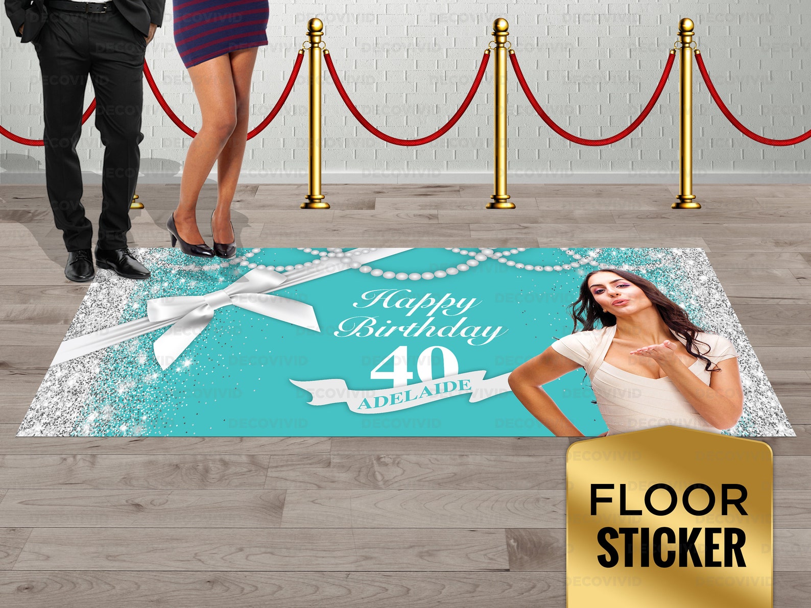 Birthday Floor Decal Sticker Birthday Party Removable Floor - Etsy