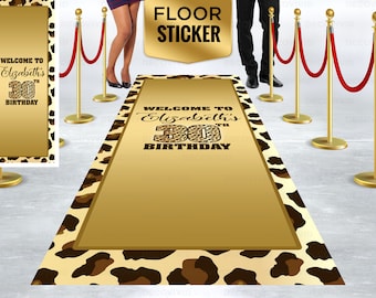 Red Carpet Floor Decal - Etsy