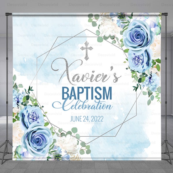 Christening Backdrop - Etsy