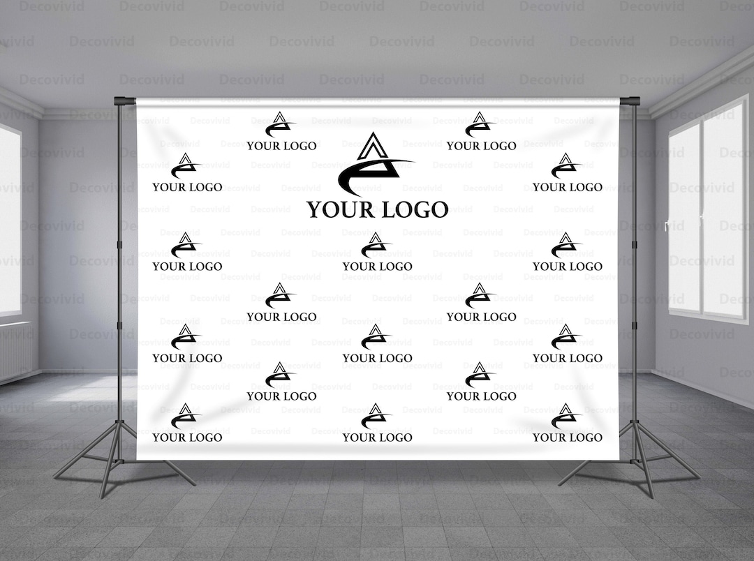 Custom Logo Step and Repeat, Backdrop Banner, Trade Show Background ...