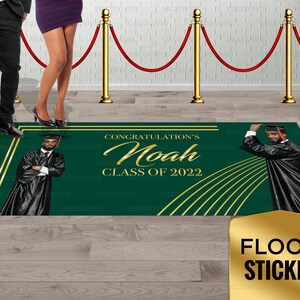Floor Decal Sticker, Graduation Floor Sticker, Photo Backdrop, Floor ...