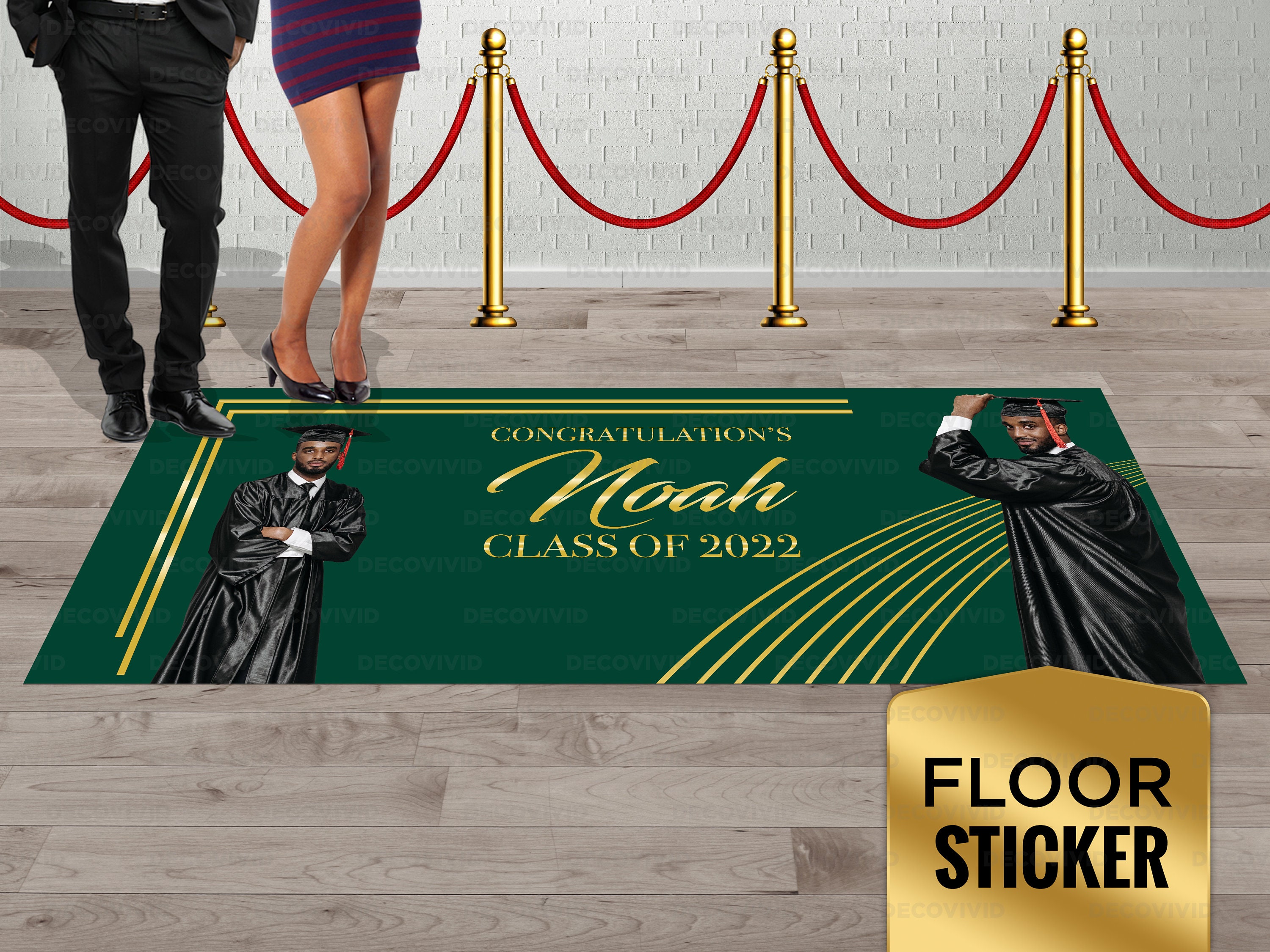 Floor Decal Sticker, Graduation Floor Sticker, Photo Backdrop, Floor ...