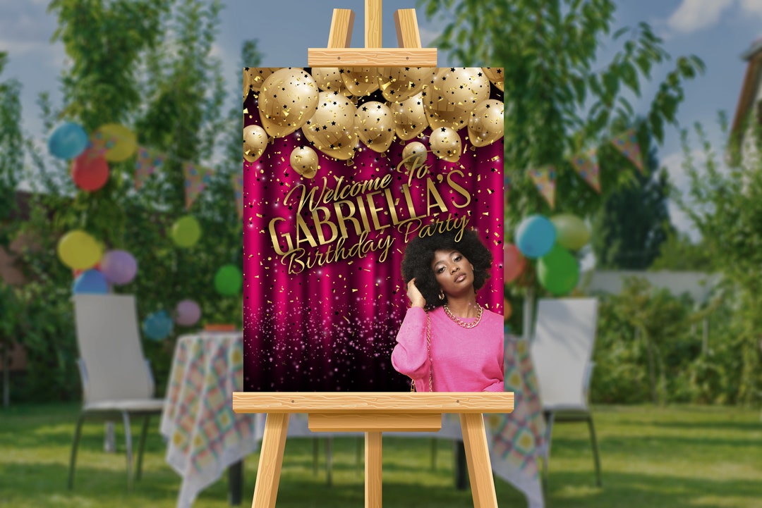 Custom Photo Welcome Sign, Welcome Board, Personalized, Printed on Foam ...