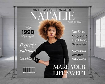 Magazine Cover Backdrop | Etsy