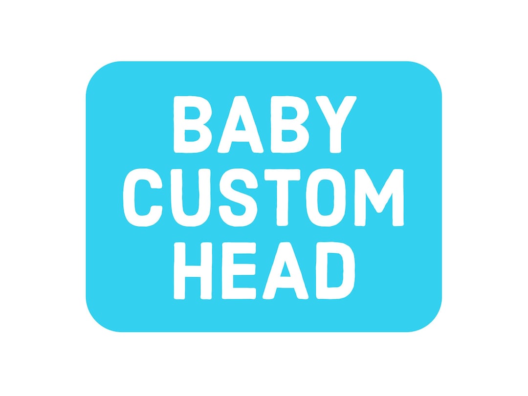 Custom Baby Head, Birthday Backdrop, Your Baby Head, Kids Head, First ...
