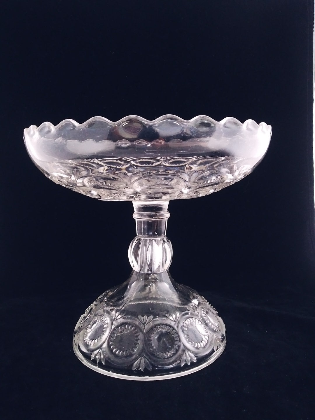 Eapg Ohio Flint Glass Company OMN 444 Mignon Comport - Etsy France