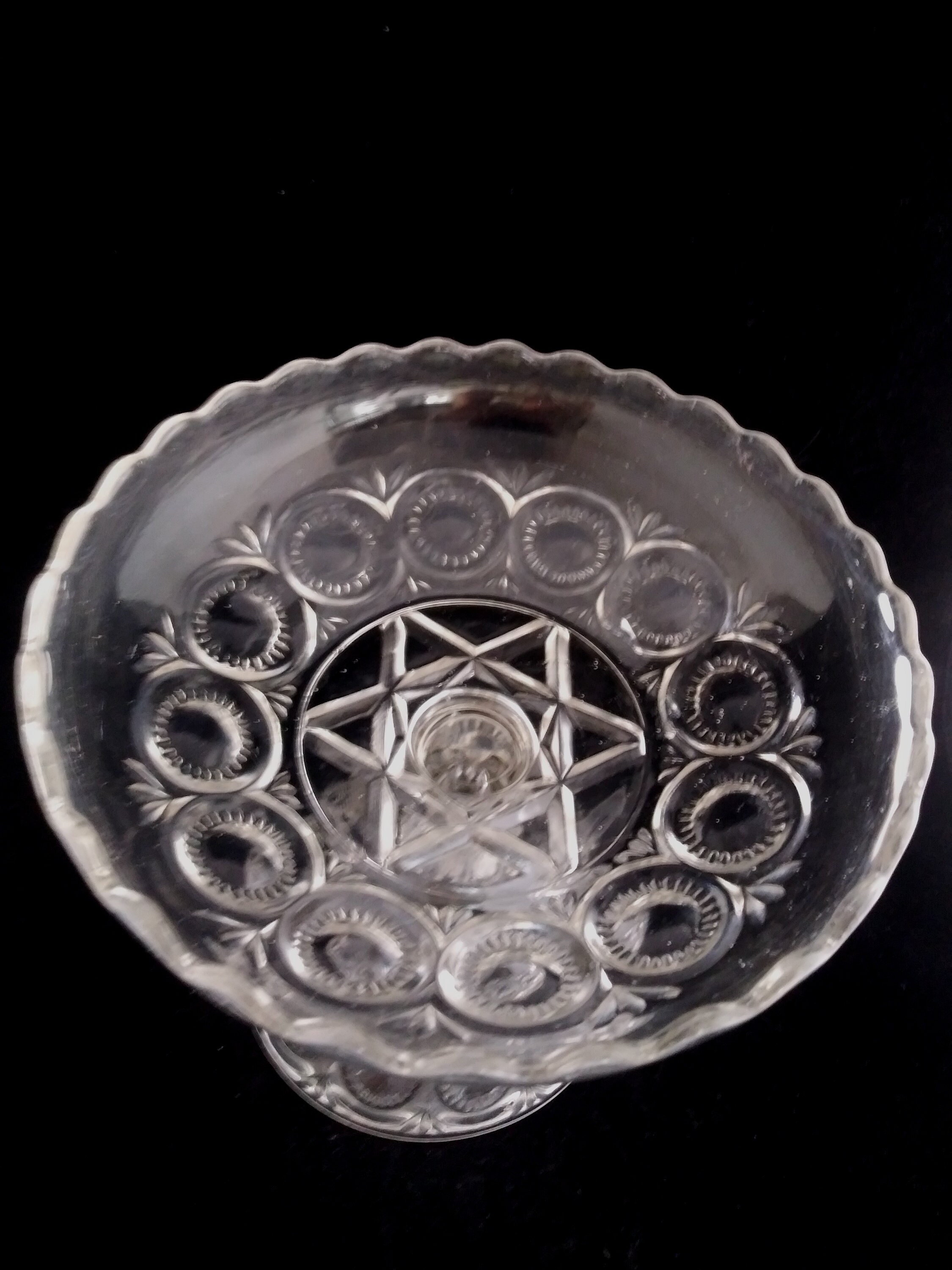 Eapg Ohio Flint Glass Company OMN 444 Mignon Comport - Etsy France