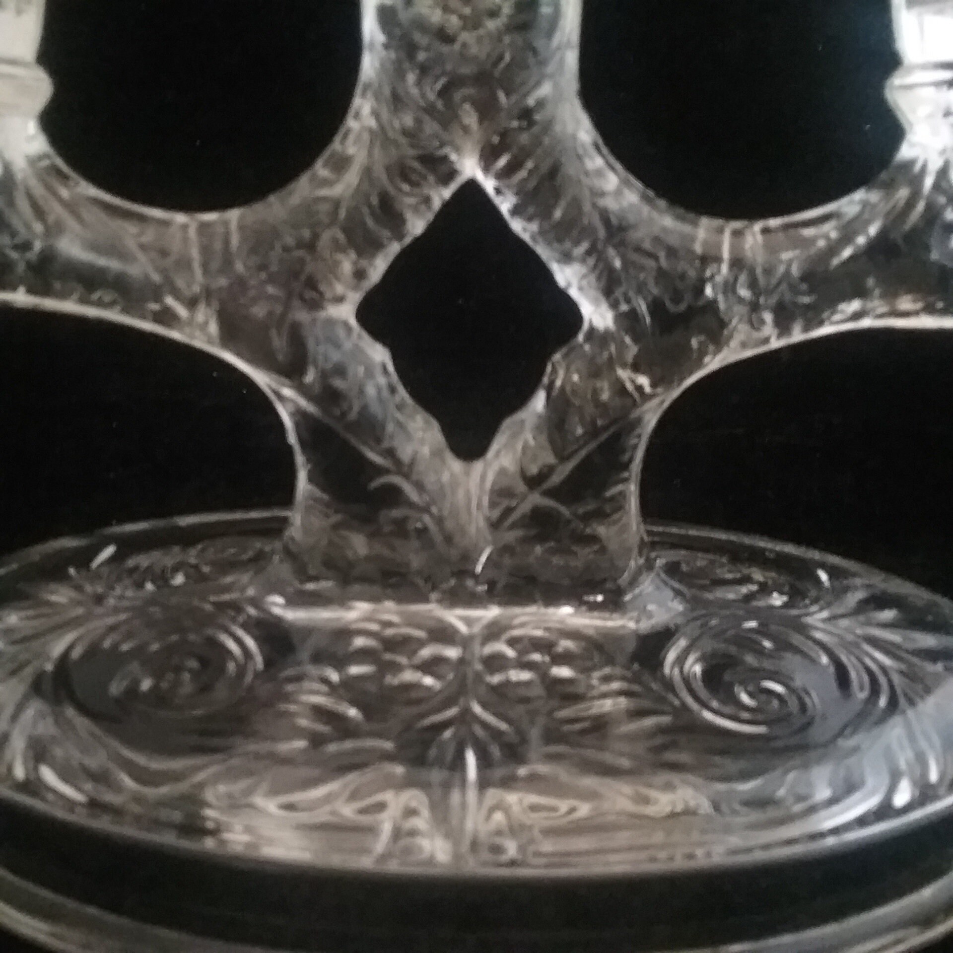 Vintage Mckee Glass Rock Crystal Pattern Candelabra Ca 1930-1940's - Etsy