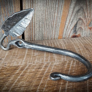 Hand Forged Steel Hook - Etsy
