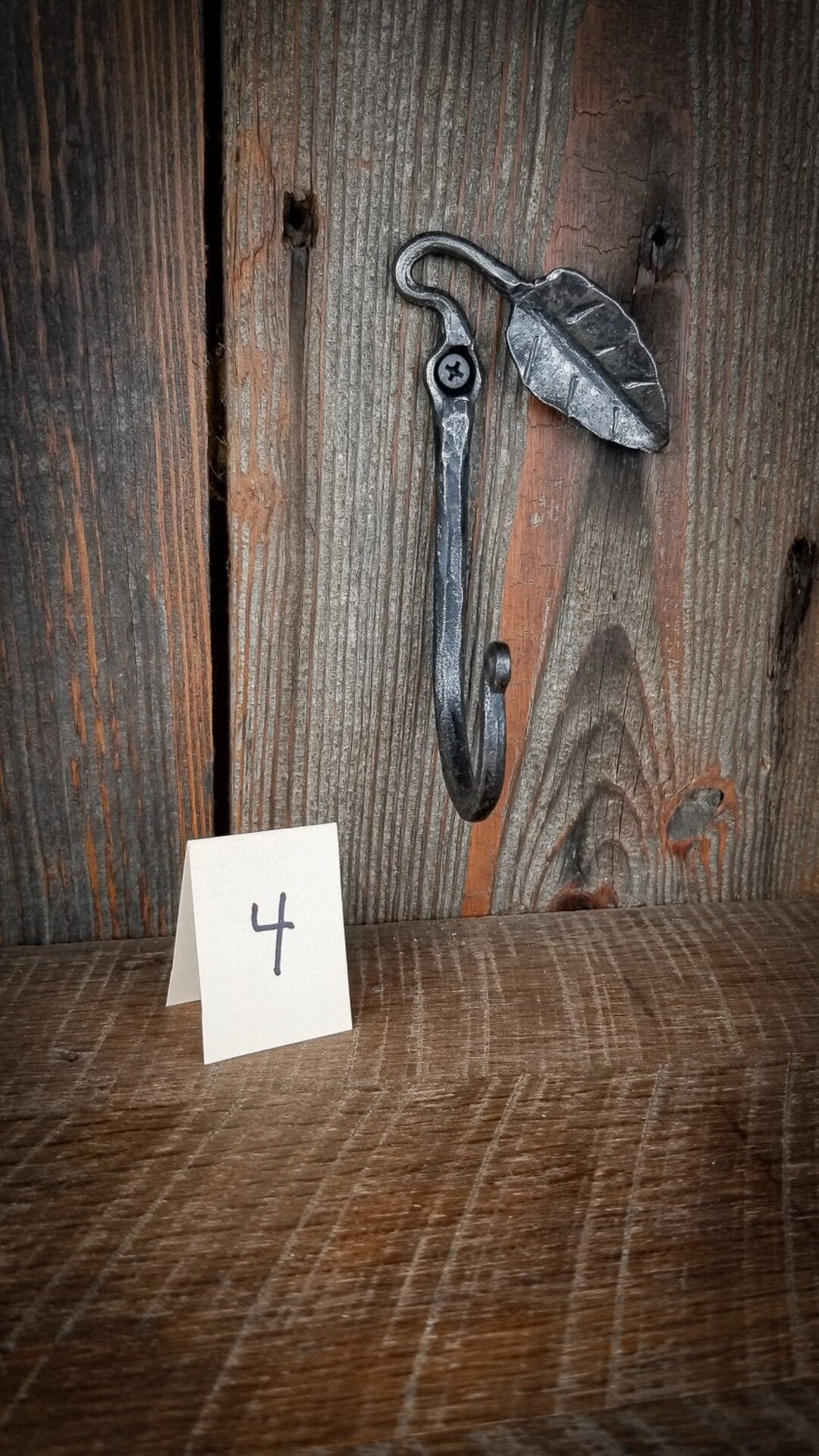 Hand Forged Steel Hook - Etsy