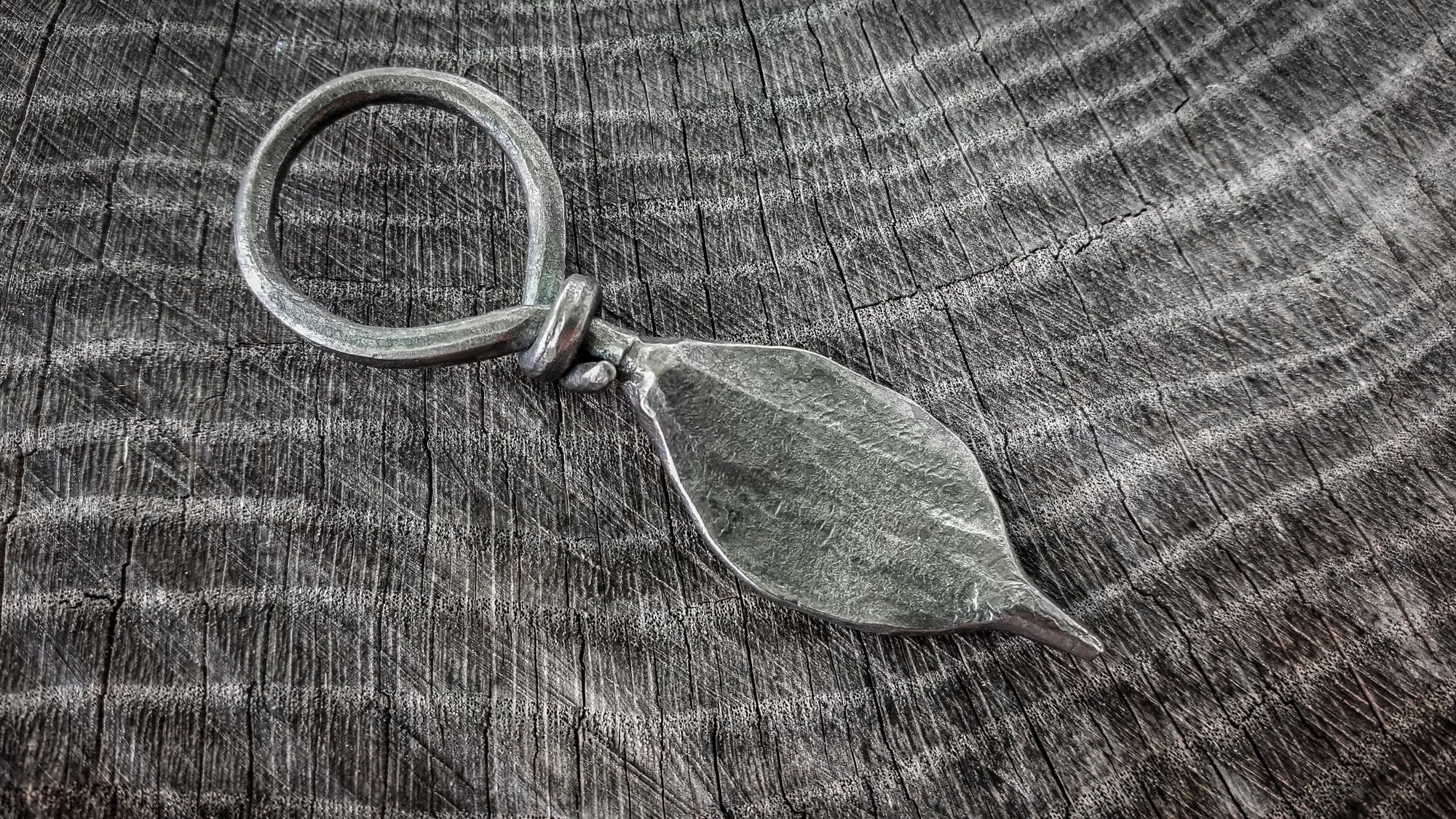 Hand Forged Leaf - Etsy