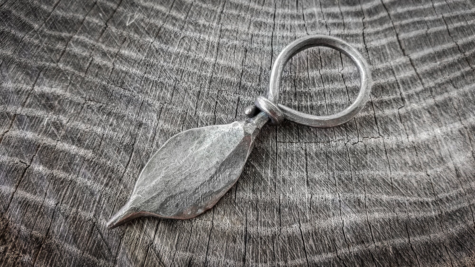 Hand Forged Leaf - Etsy