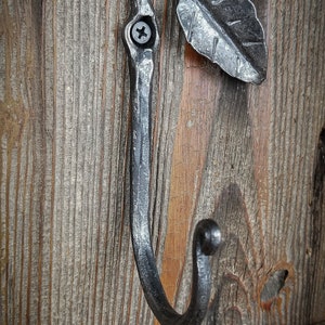 Hand Forged Steel Hook - Etsy