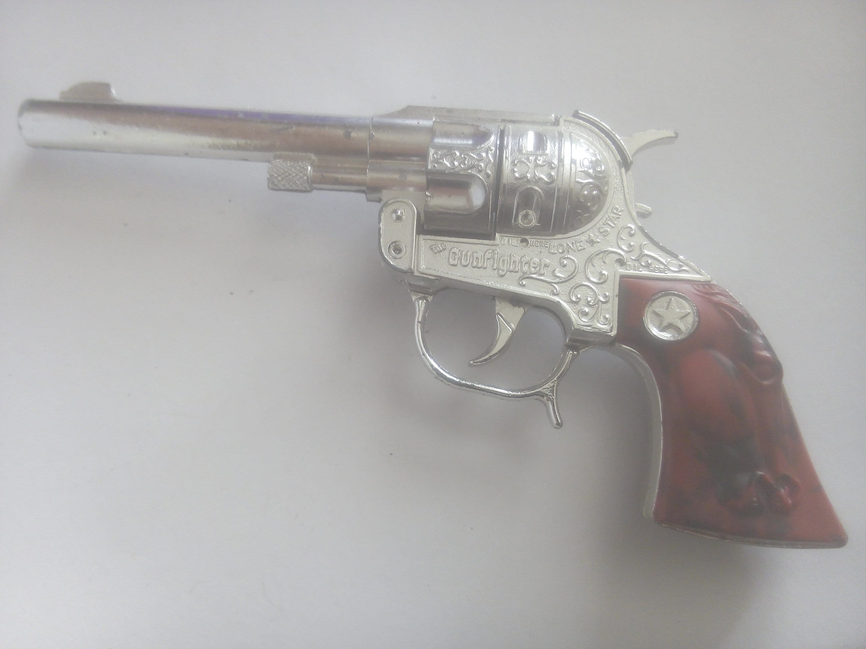 Vintage Lone Star Gunfighter shorter barrel cap gun wild west | Etsy