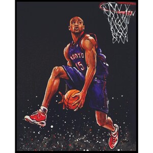 Vince Carter | Art Print, Wall Decor, Painting, Fan Art, Toronto ...