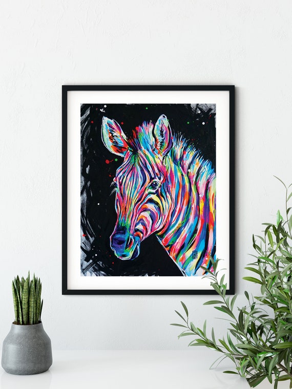 Colorful Zebra Pictures