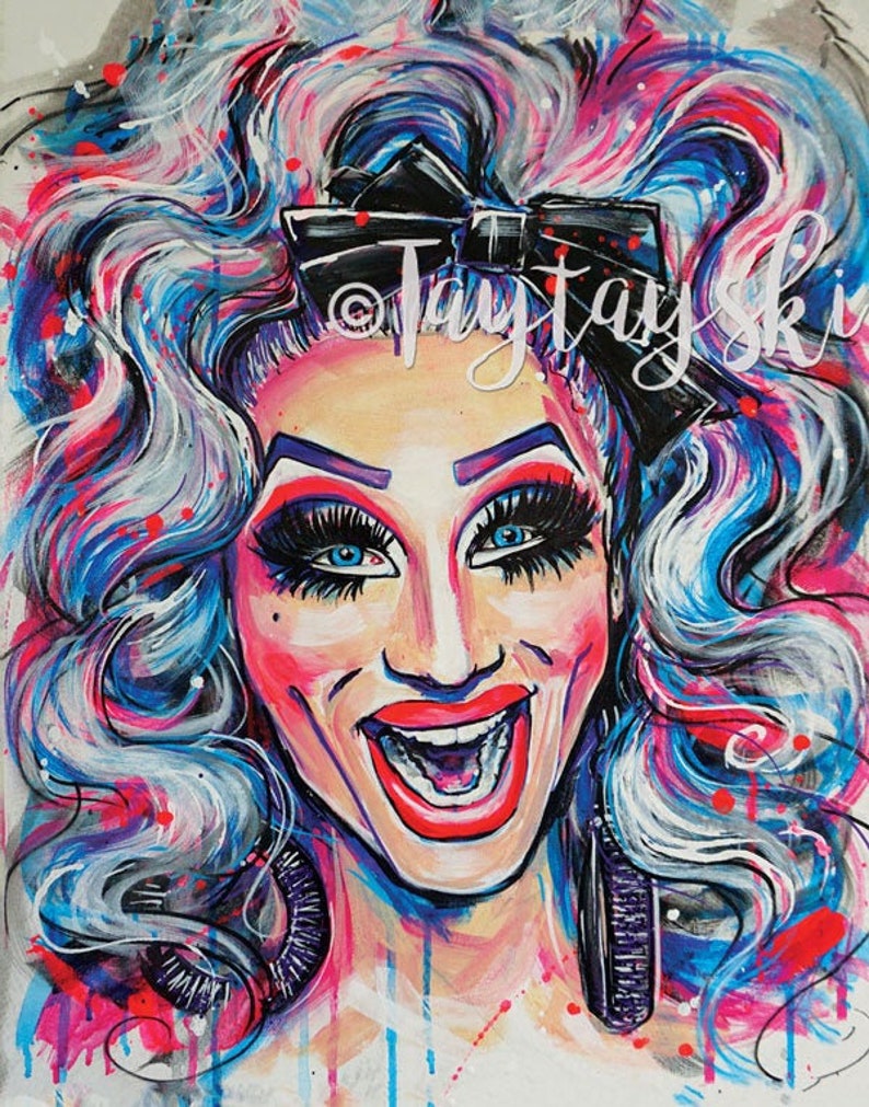 Bianca Del Rio Art Print Wall Decor Painting Fan Art - Etsy