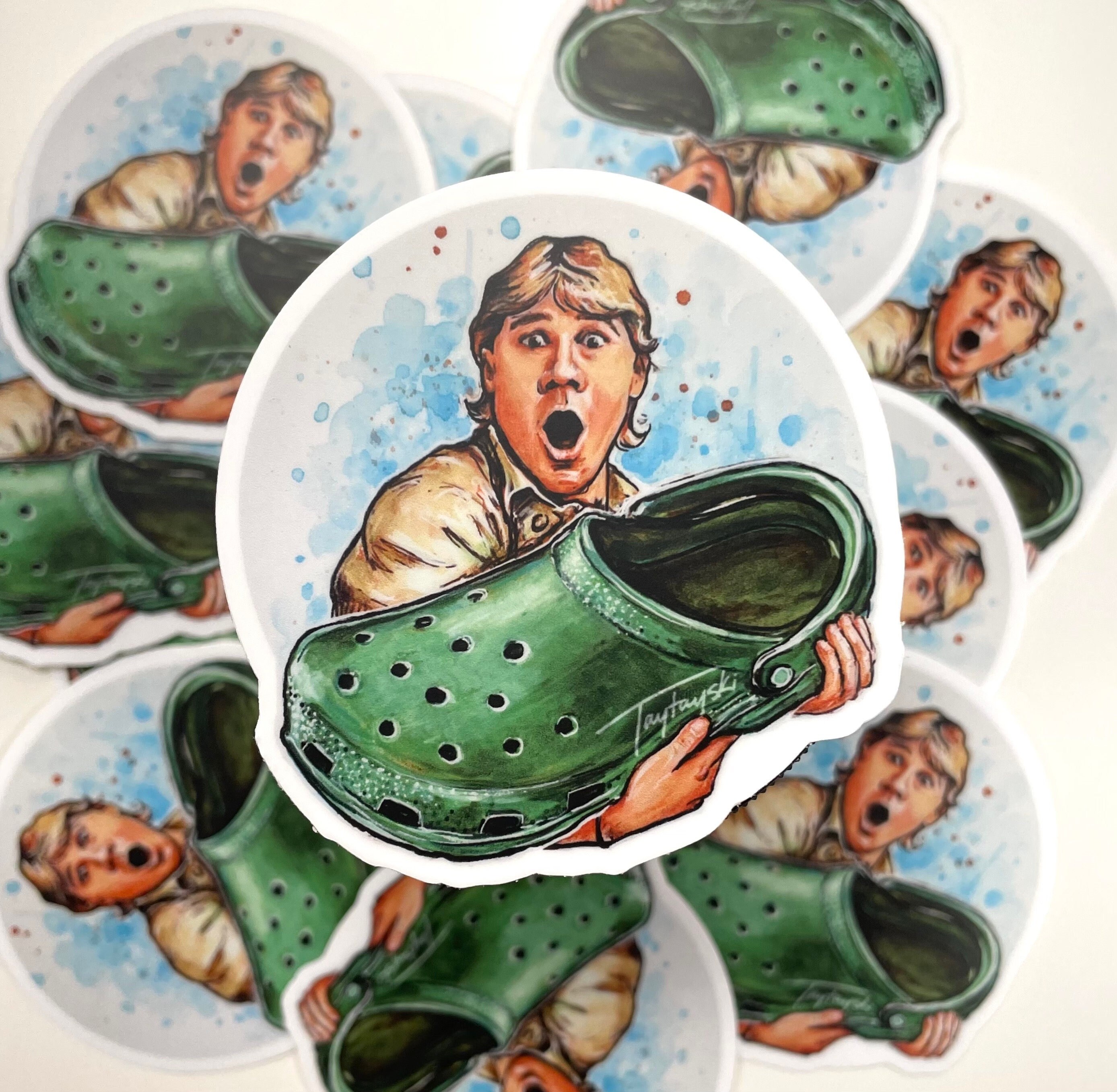 Steve Irwin Croc Shoe Green
