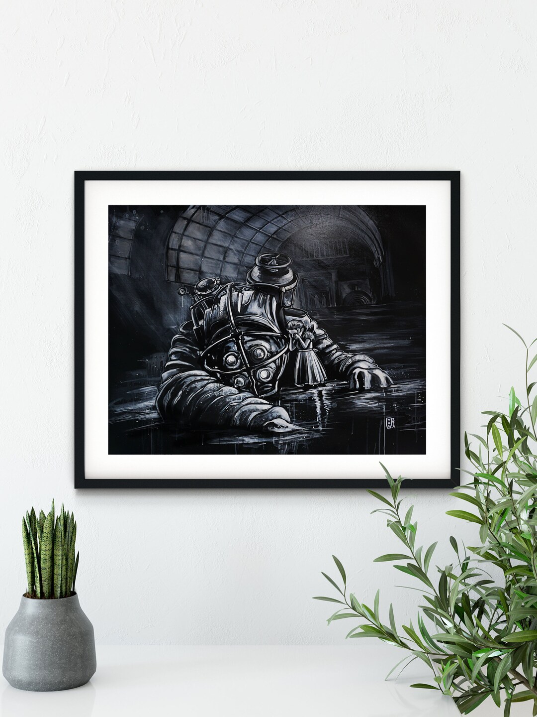 Bioshock - Fan Art, Wall Decor, Painting, Video Games - Etsy