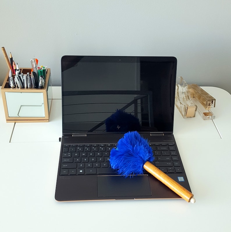 Ostrich Feather Computer Keyboard Duster With Retractable Handle - Etsy