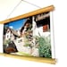 Wooden Magnetic Poster Hanger, Bamboo Frame, Wood Poster Hanger ...