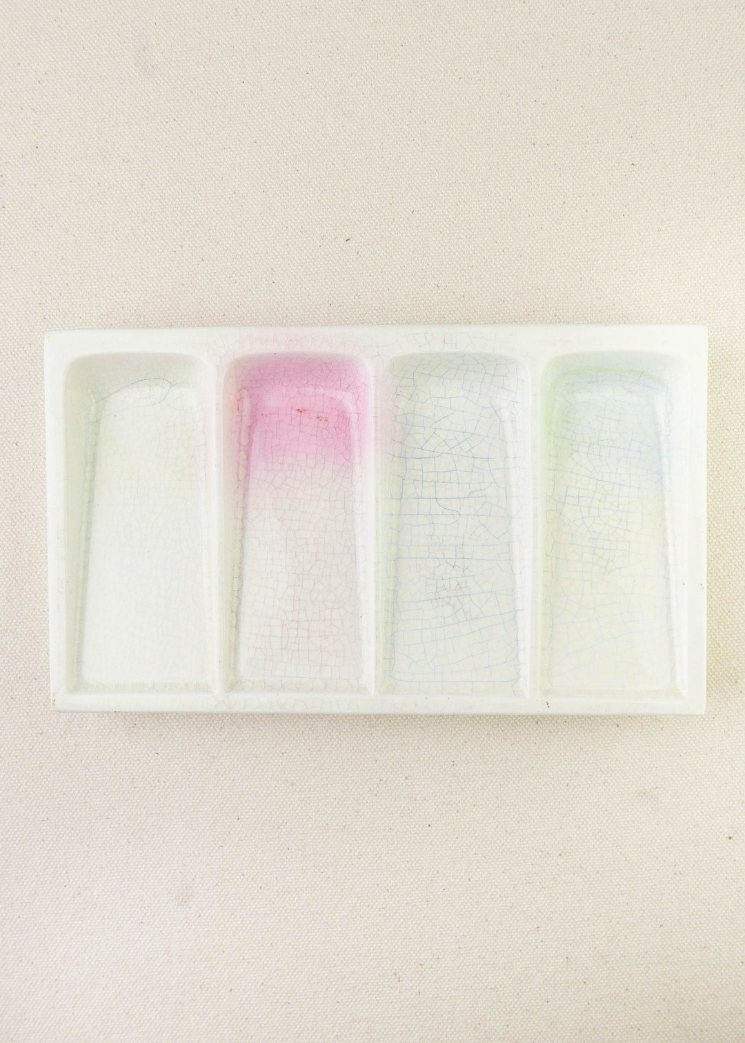 Stanley Antique Slant & Well Ceramic Paint Palette Extra Large - Etsy