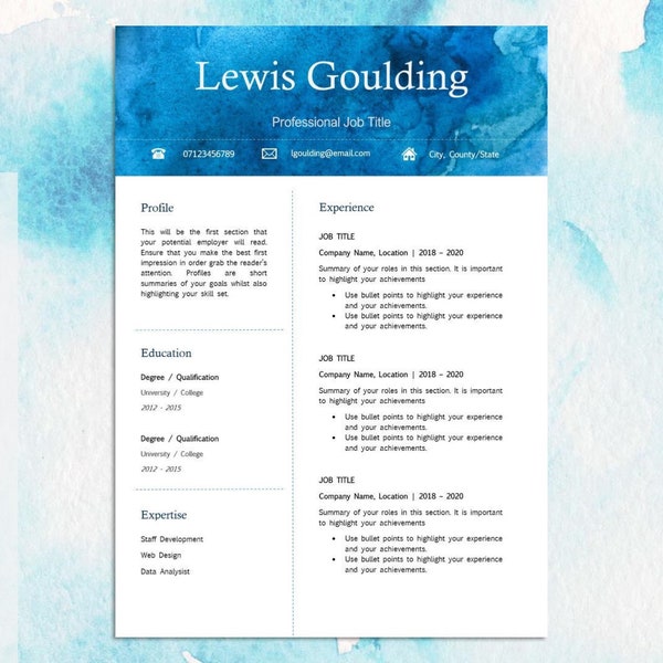 Microsoft Template - Etsy