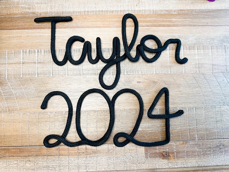 Personalized Name Word Art Wall Art Gift Nursery Decor Bedroom Decor ...