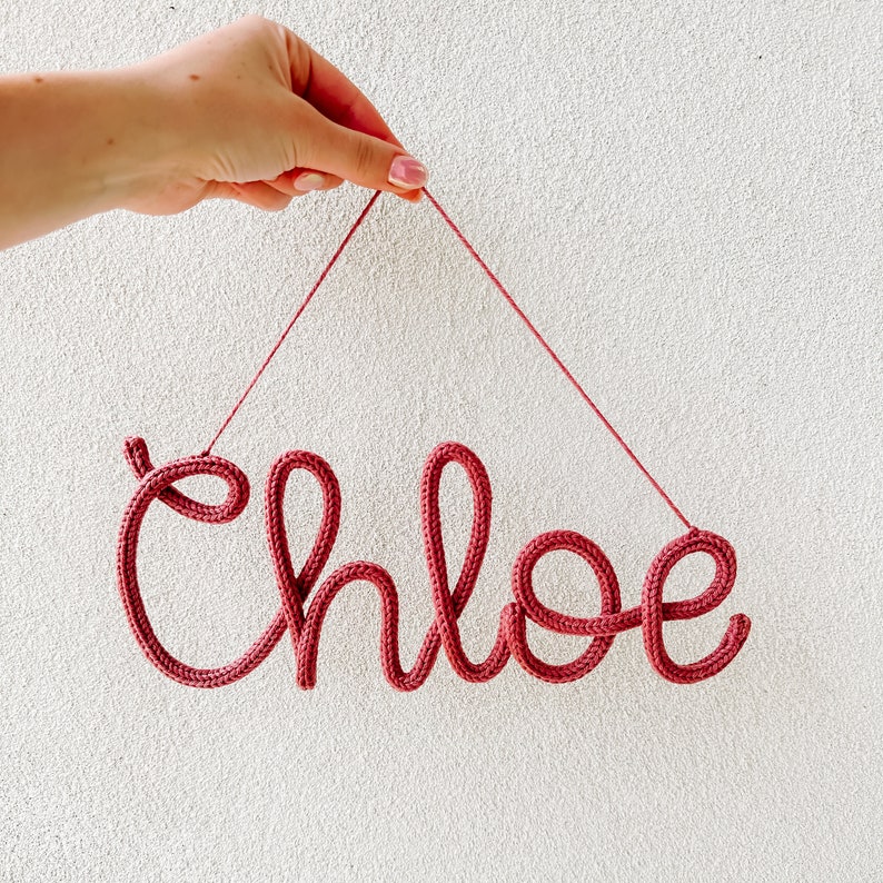 Personalized Name Word Art Wall Art Gift Nursery Decor Bedroom Decor ...