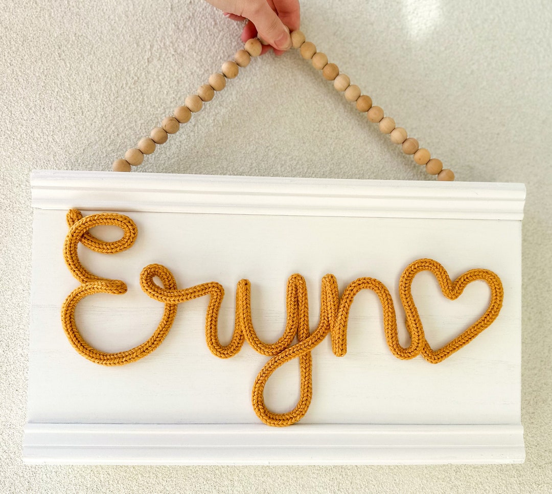 Personalized Name Word Art Wall Art Gift Nursery Decor Bedroom Decor ...