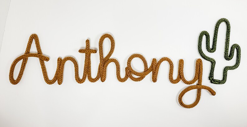 Personalized Name Word Art Wall Art Gift Nursery Decor Bedroom Decor ...