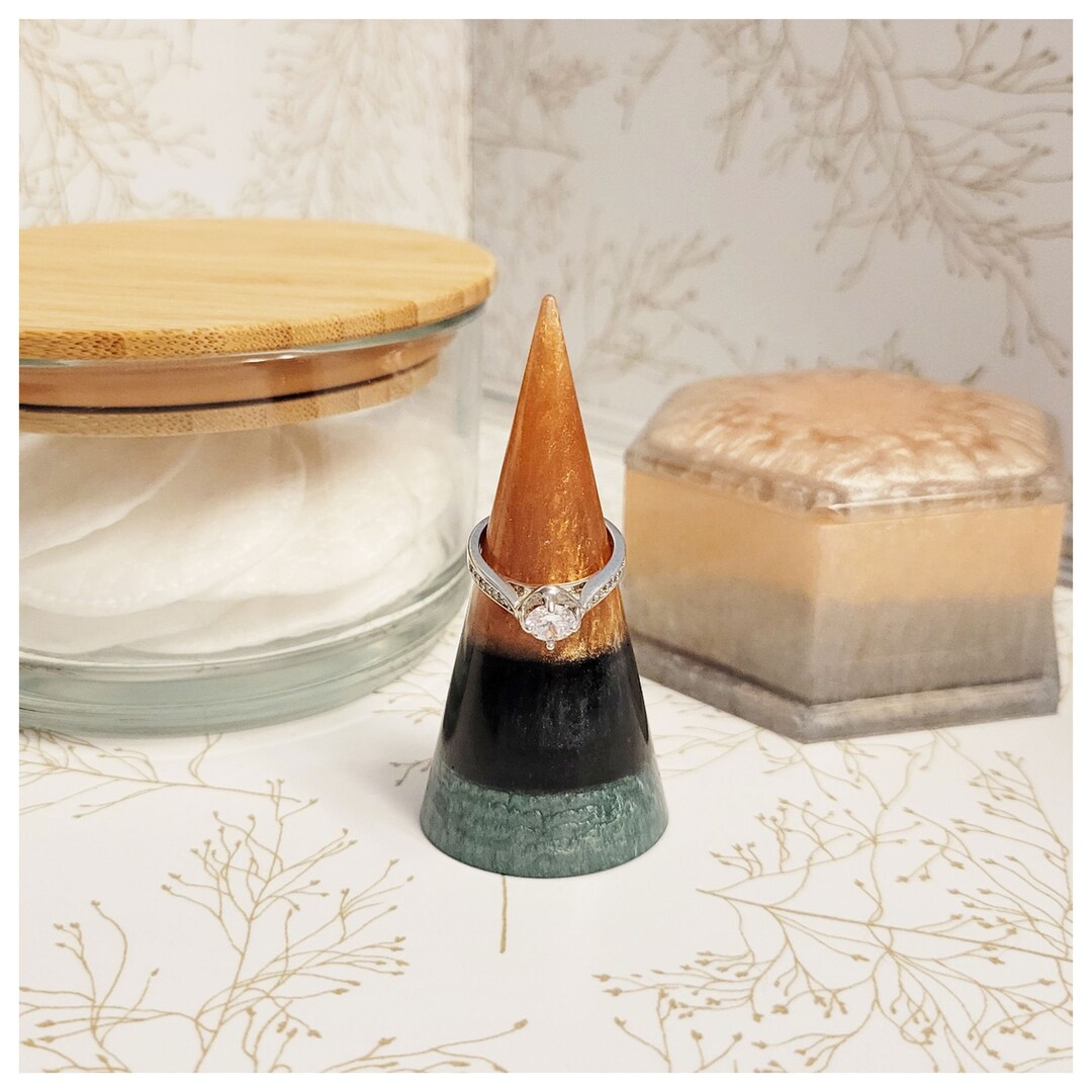 Ring Stand Ring Holder Ring Cone Ring Keeper Engagement Ring Display ...