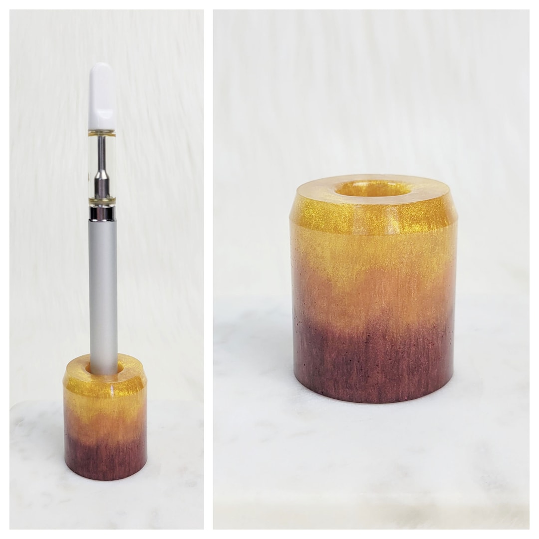 Vape Pen Stand Vape Pen Holder Handmade Autumn Sunset Vibes Red Orange ...