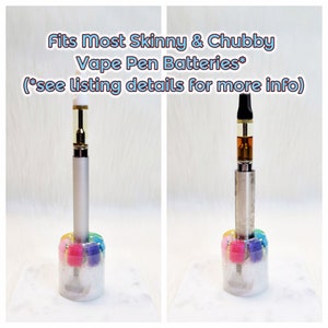 Vape Pen Stand Vape Pen Holder Handmade Rainbow Clouds and Glitter ...