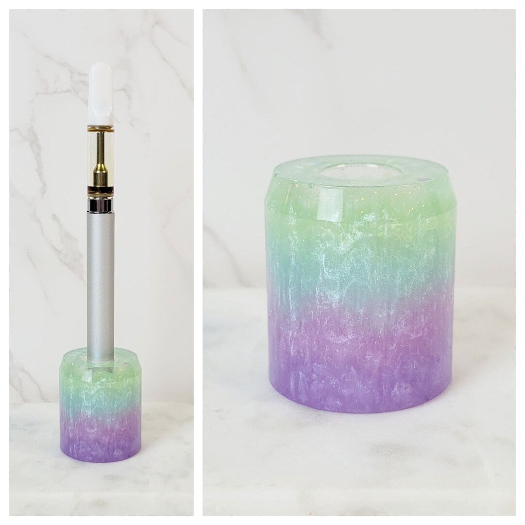 Vape Pen Stand Vape Pen Holder Handmade Pastel Lavender Ombre Mint and ...