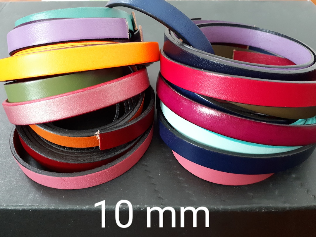 10 Mm Flat Leather Strap of High European Quality - Etsy