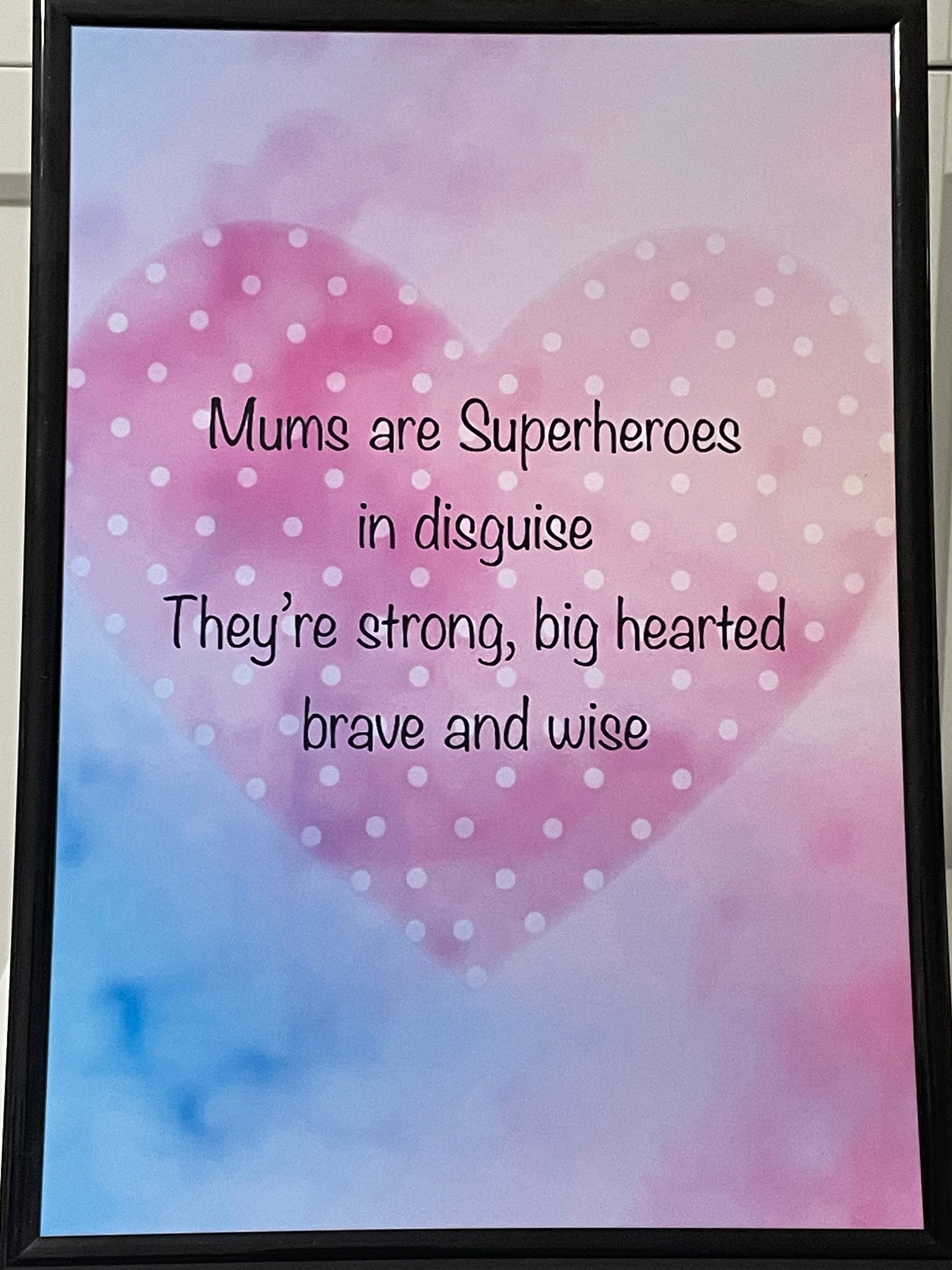 Mums Are Superheroes Poem - Digital Download - Etsy